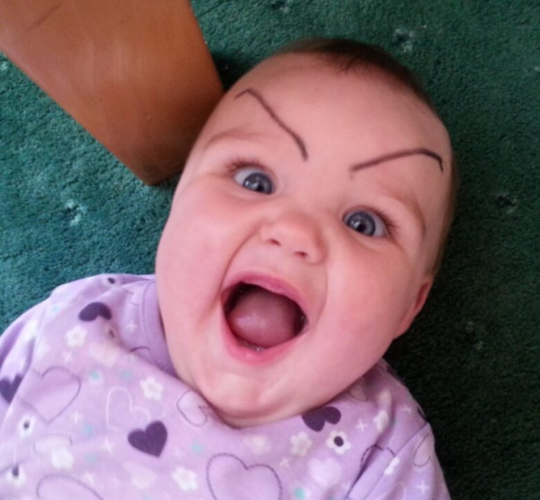These Babies Look So Hysterical With Their Angry Eyebrows, You Will Die ...